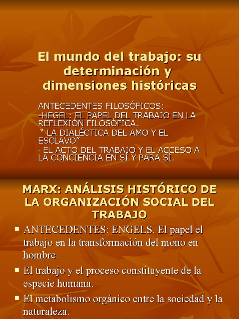 El Mundo Del Trabajo, InTRODUCCIÓN | PDF | Karl Marx | Friedrich Engels