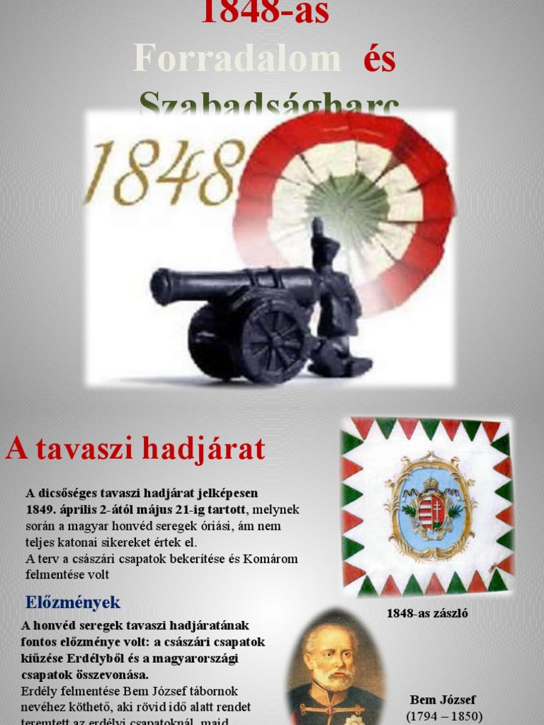1848-As Forradalom És Szabadságharc - A Tavaszi Hadjárat | PDF