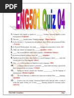 Eng502 Short Handouts Midterm Compiled by Sir Zahid | PDF | Communication | Linguistics