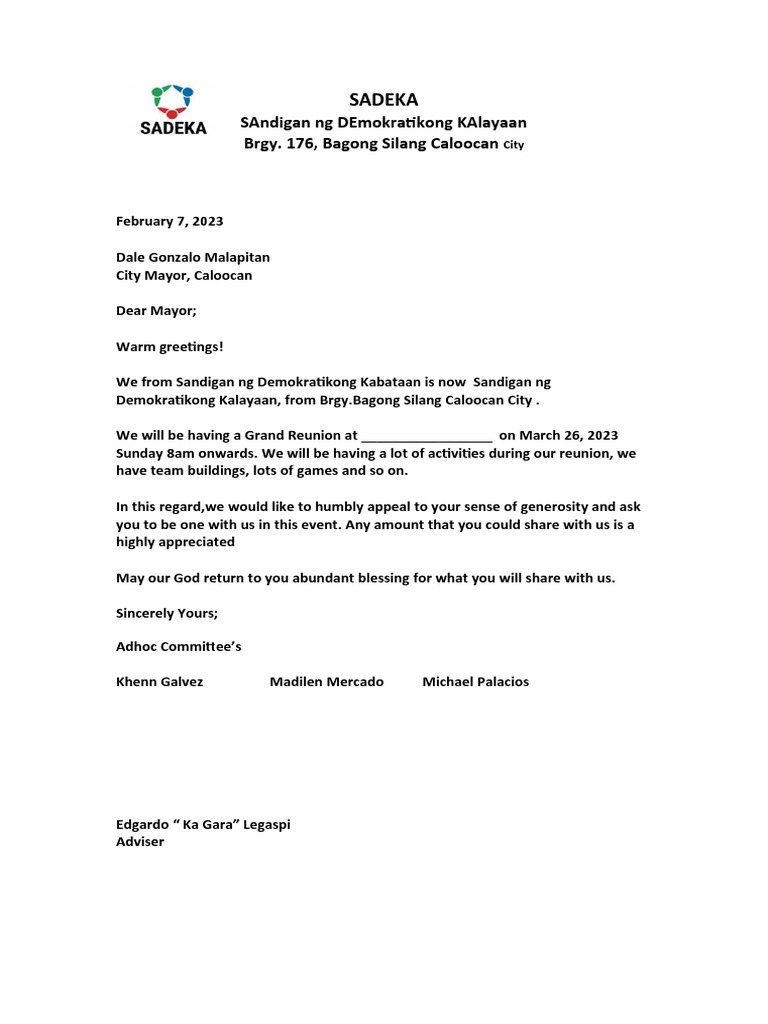 SADEKA Sample Soli. | PDF | Sports & Recreation