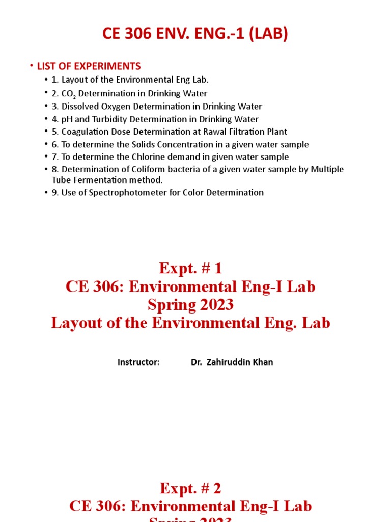 ENVIRONMENTAL Engineering | PDF | Titration | Chemistry