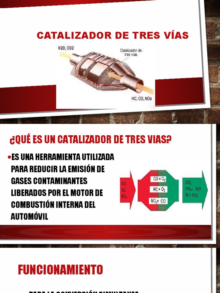 Catalizador de Tres Vías | PDF