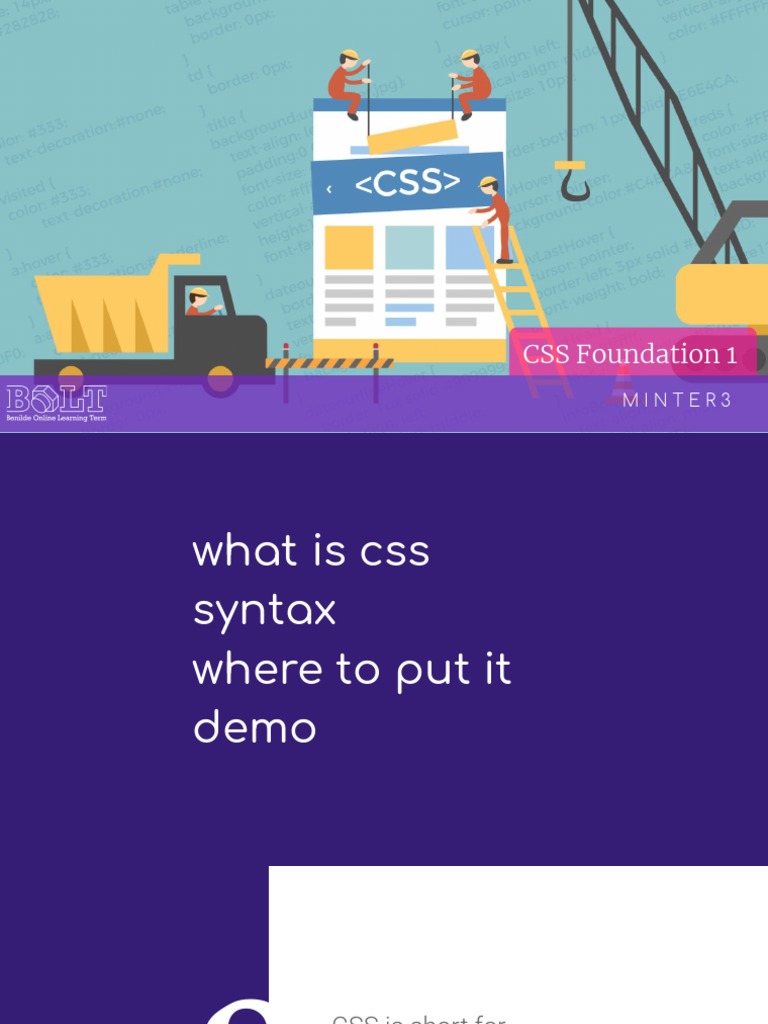CSS Foundation 1 | PDF