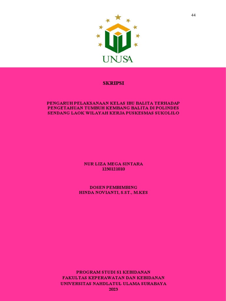 Nur Liza Mega Sintara Skripsi | PDF | Sains & Matematika