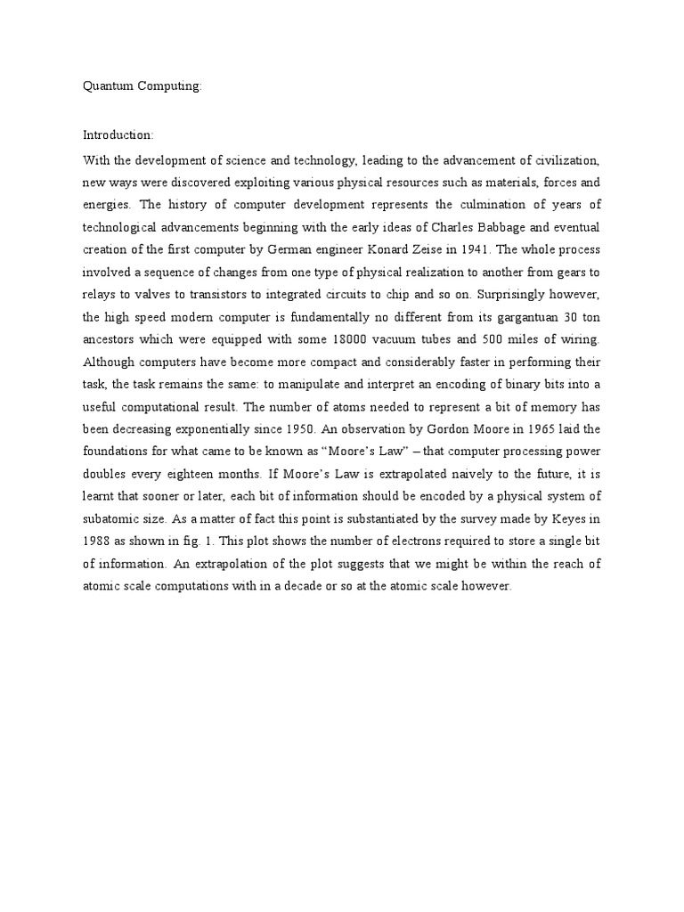 Quantum Computing | PDF | Quantum Mechanics | Quantum Computing