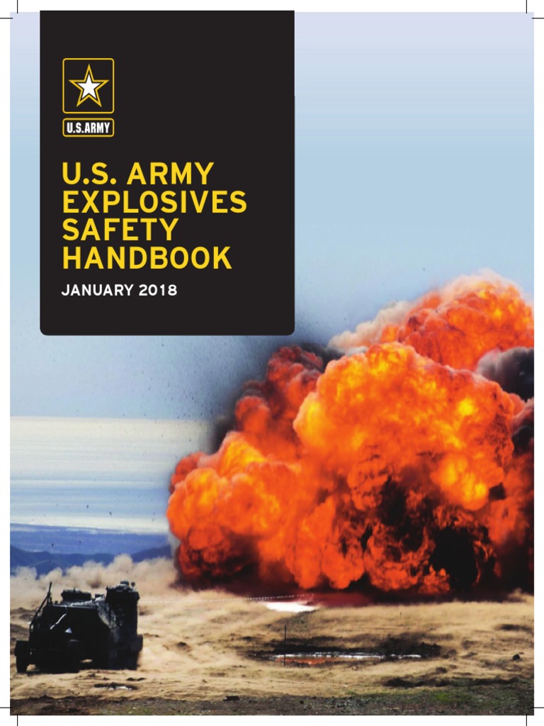 US. Army Explosives Safety Handbook Jan 2018 | PDF | Competence (Human ...