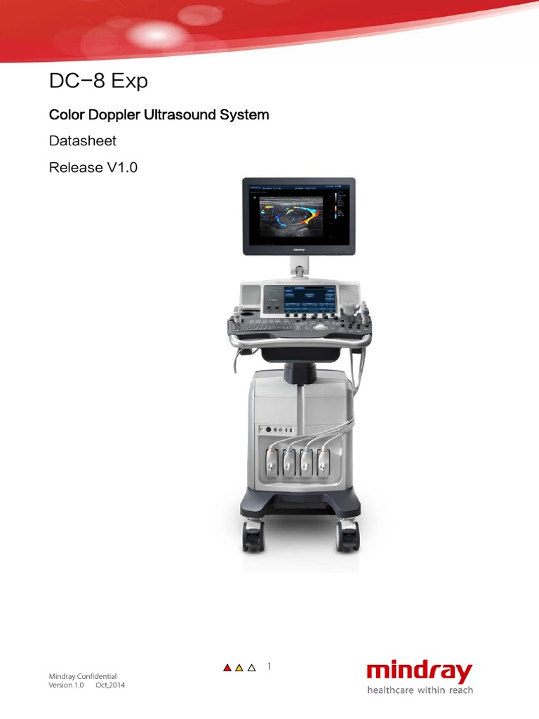 DC-8 Exp Color Doppler Ultrasound System Datasheet | PDF | Medical Ultrasound | Liver