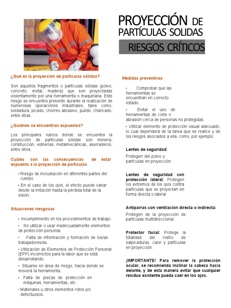 003 Ficha Proyeccion Particulas | PDF | Sector secundario de la ...