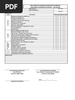 Check List Linha de Vida Pilar | PDF