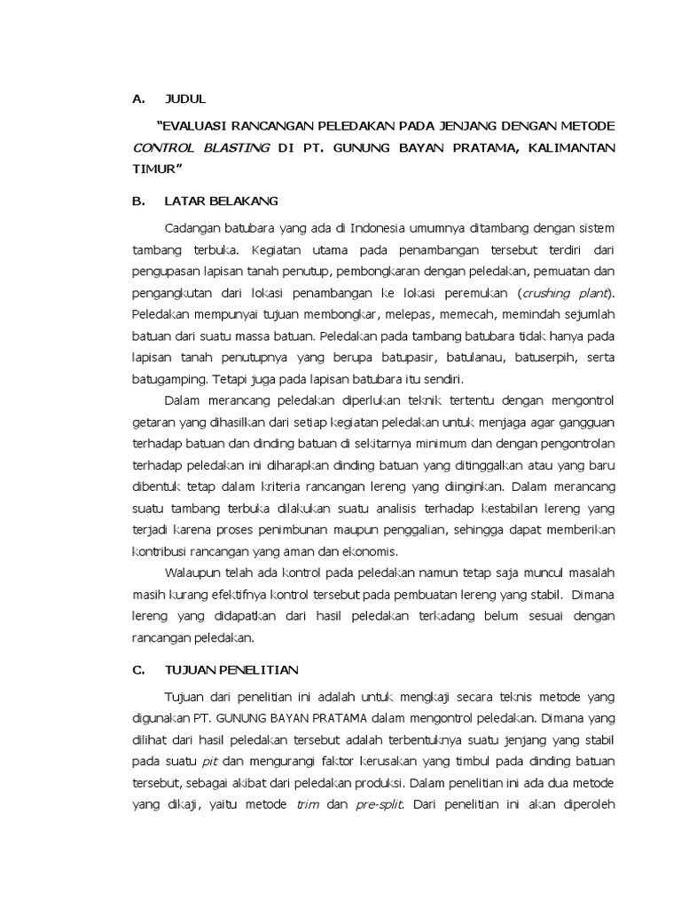 Proposal TA FIX | PDF