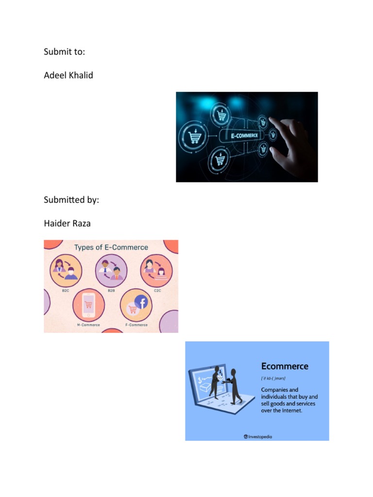 E Commerce | PDF | E Commerce | Retail
