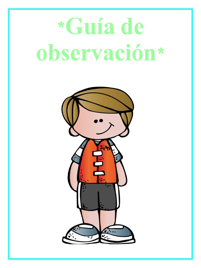 Guía de Observación para Preescolar | PDF | Comunicación | Poesía
