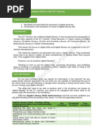 Digital Literacy and Competency Questionnaire (Tools) | PDF | Learning ...