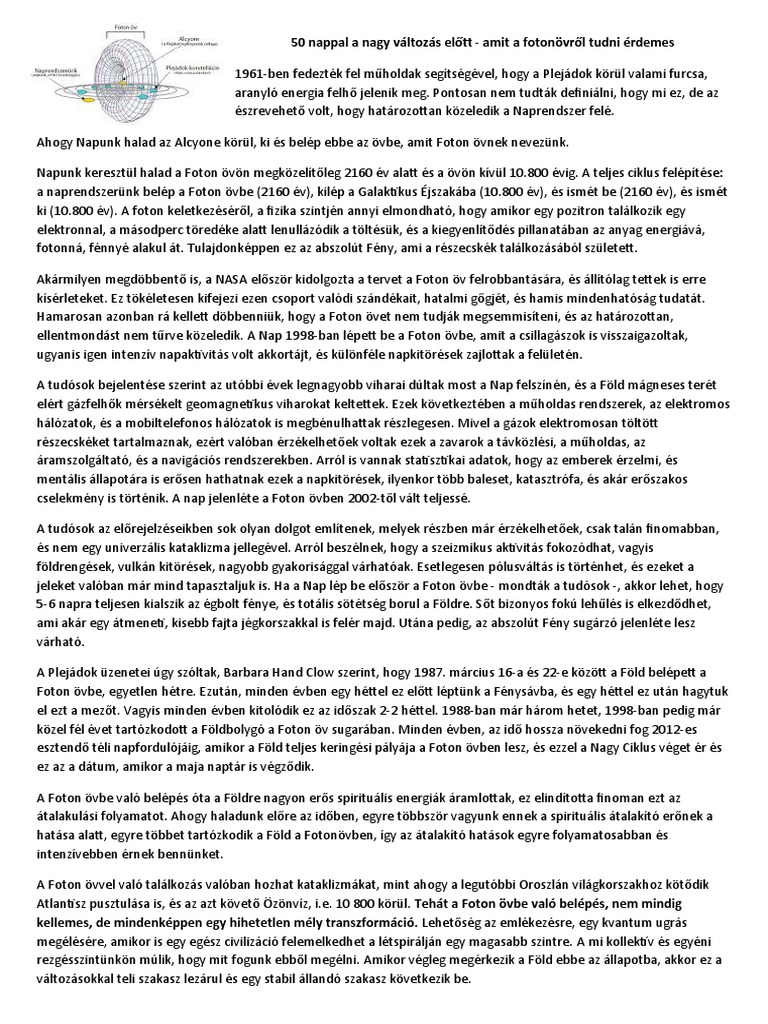 50 Nappal A Nagy Változás Előtt | PDF