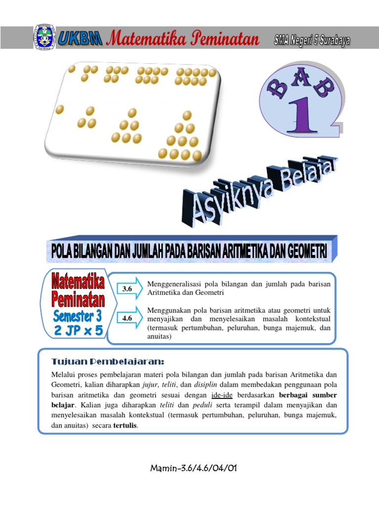 UKBM 6 SMT 04 Barisan & Deret | PDF | Metode & Bahan Ajar