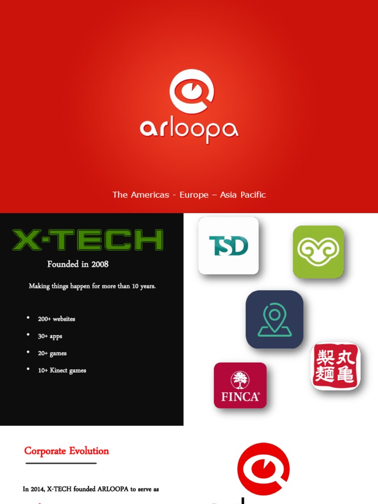 ARLOOPA Presentation 2019 | PDF | Augmented Reality | Computing
