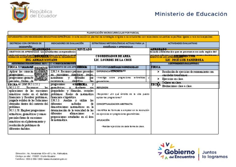 Planificación Microcurricular 3RO BGU DPC 2P | PDF | Secuencia ... Planificación Microcurricular 3RO BGU DPC 2P | PDF | Secuencia ...