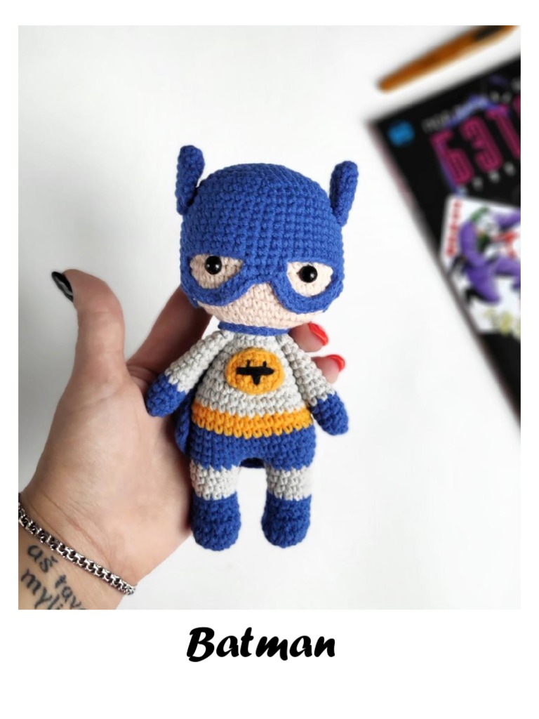 Batman | PDF | Crochet | Decorative Arts