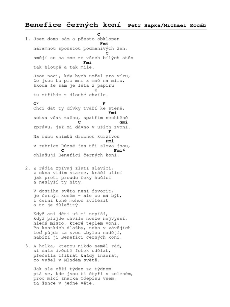 Petr Hapka - Michael Kocáb | PDF