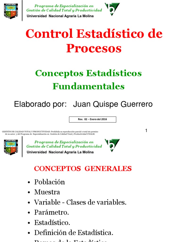 01 Conceptos Basicos | PDF | Estadísticas