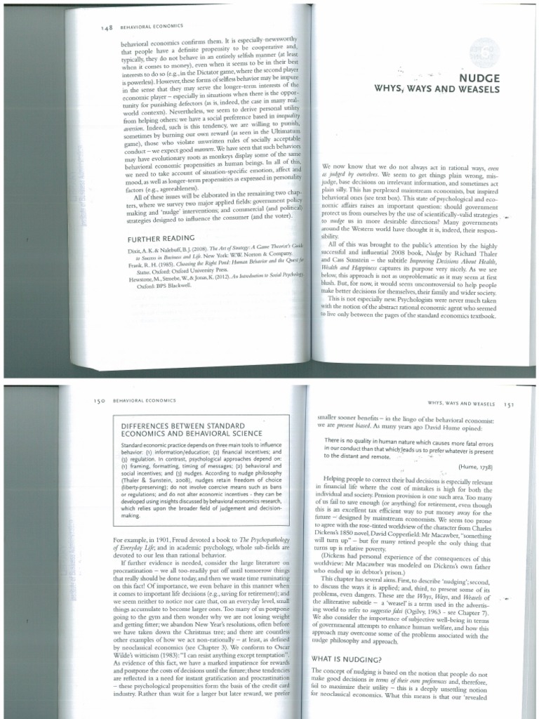 13 6 NUDGE WHYS, WAYS AND WEASELS | PDF