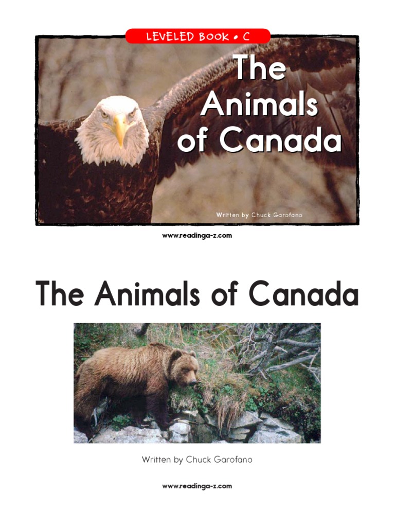 RAZ-C - The Animals of Canada | PDF | Mammals Of North America | Fauna