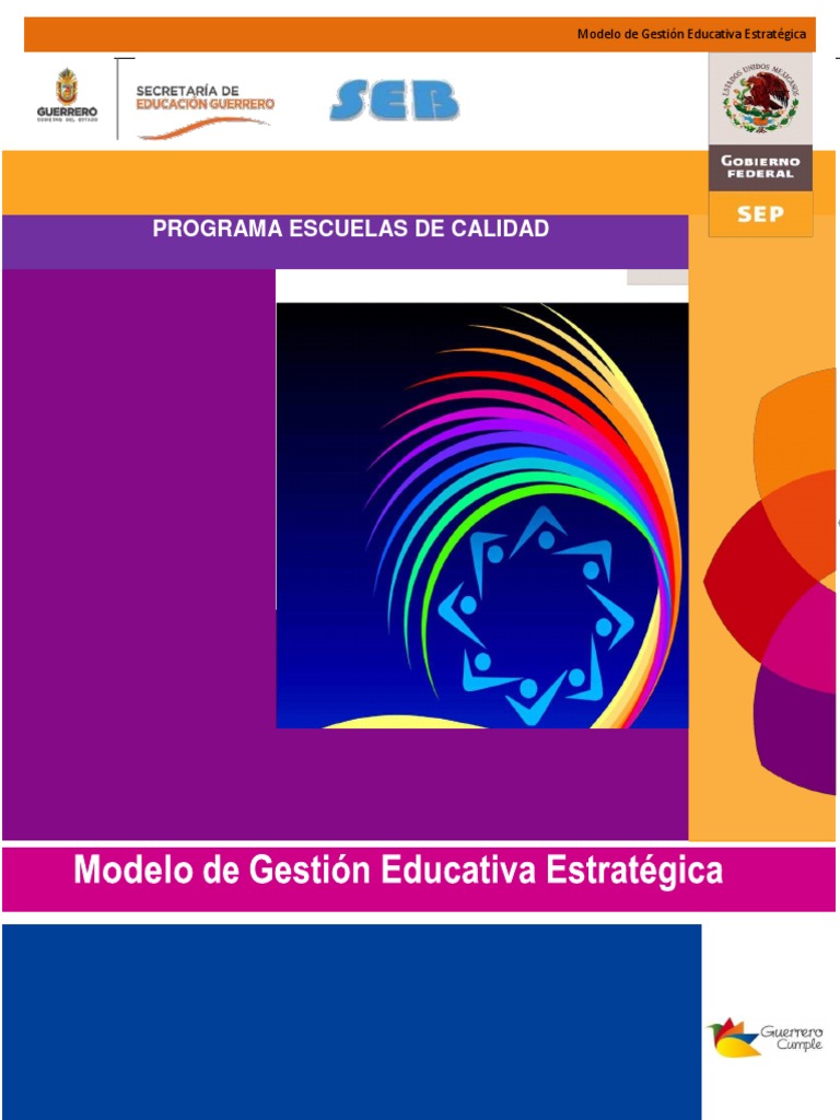 Modelo de Gestión Educ Estrat. PEC | PDF | Planificación | Aprendizaje