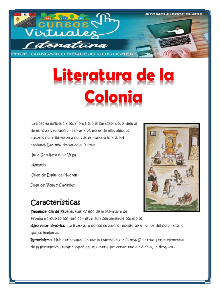 4 Sec. Literatura Colonial | PDF | Barroco | Metro (poesía)