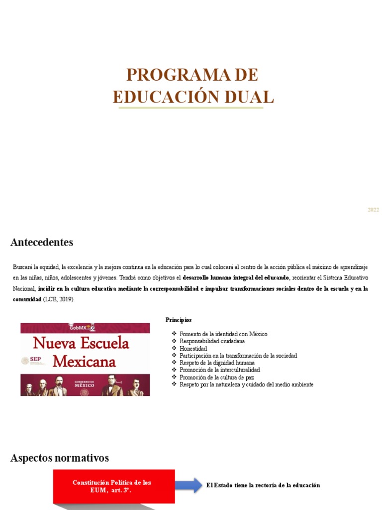 Educación Dual: Innovación y Beneficios | PDF | Evaluación