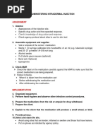 Observation Competence Checklist For Administration of An Intramuscular ...