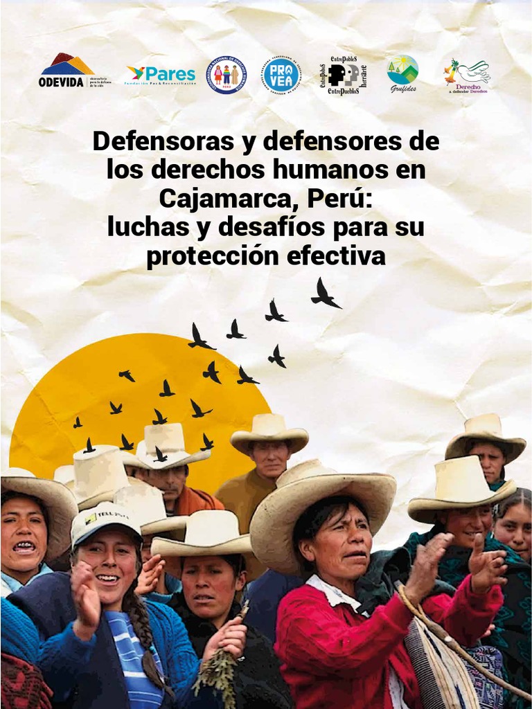 Defensoras y Defensores de Los Derechos Humanos en Cajamarca | PDF ...