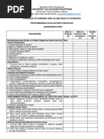 Respiratory Assessment Checklist | PDF | Lung | Thorax