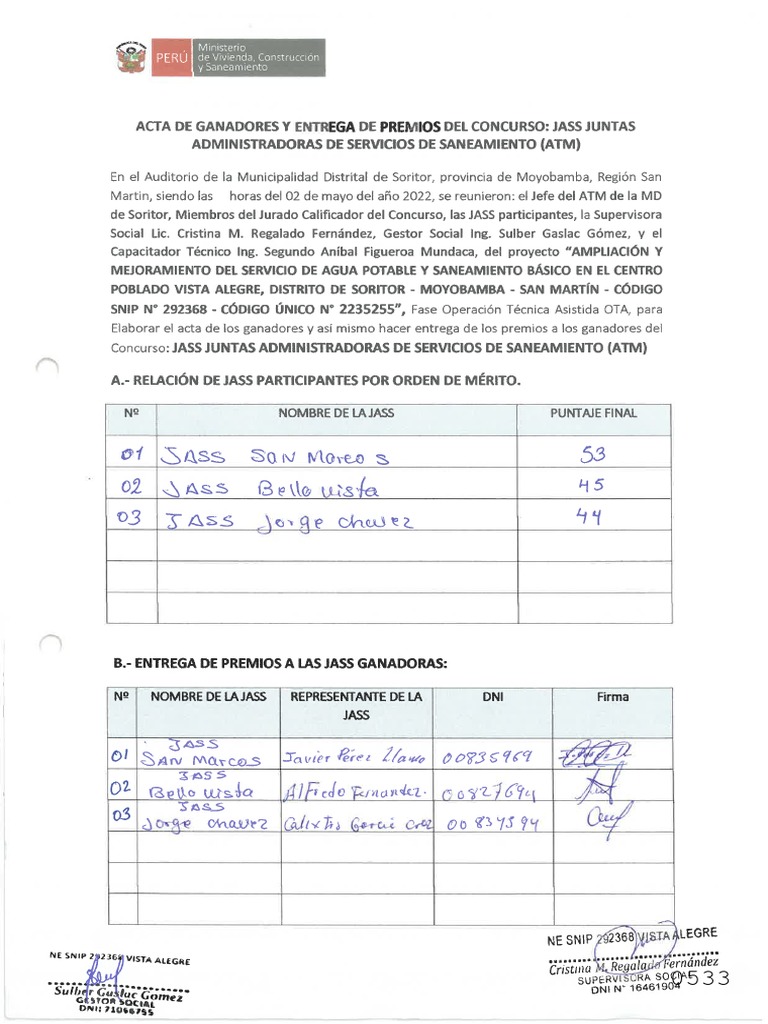 Concurso Inter Jass | PDF
