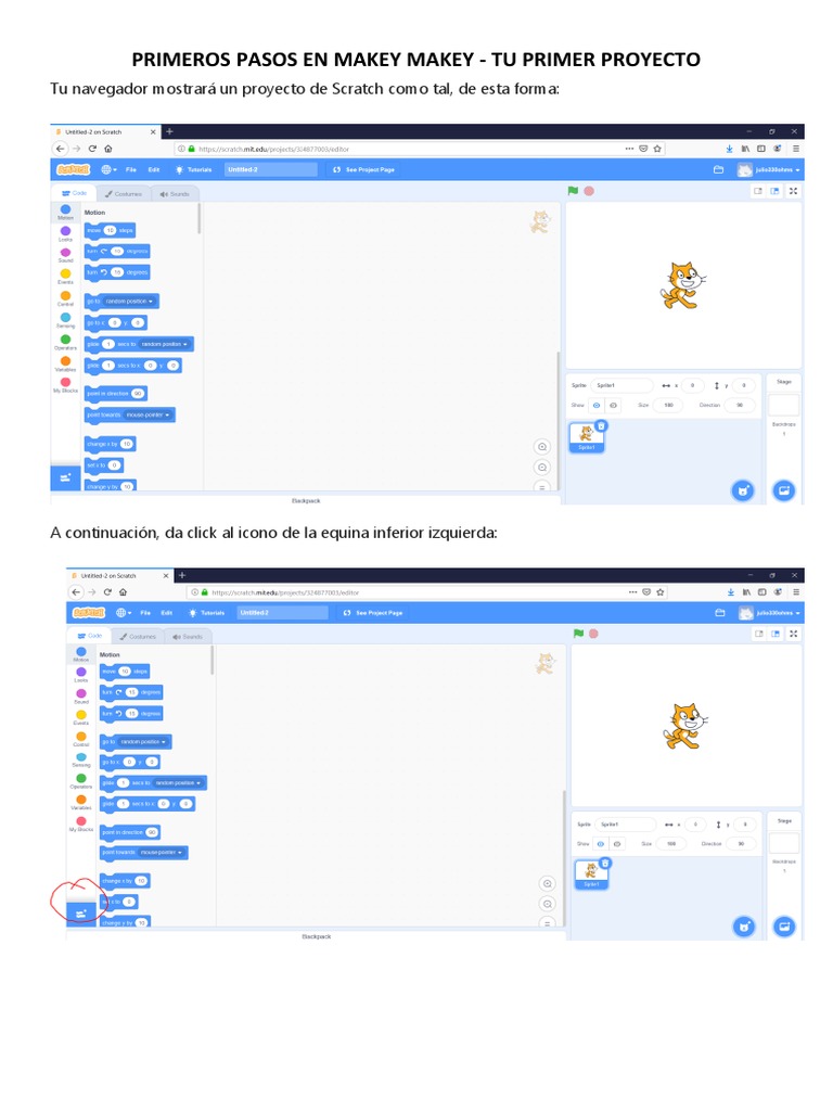 Primer Proyecto de Makey Makey Con Scratch | PDF