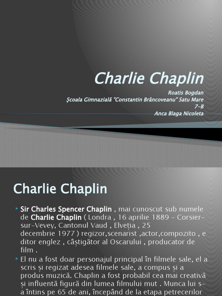 Charlie Chaplin | PDF