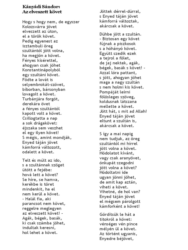 Kányádi Sándor | PDF