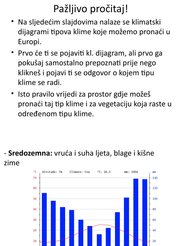 Klime - Europa - Slike | PDF