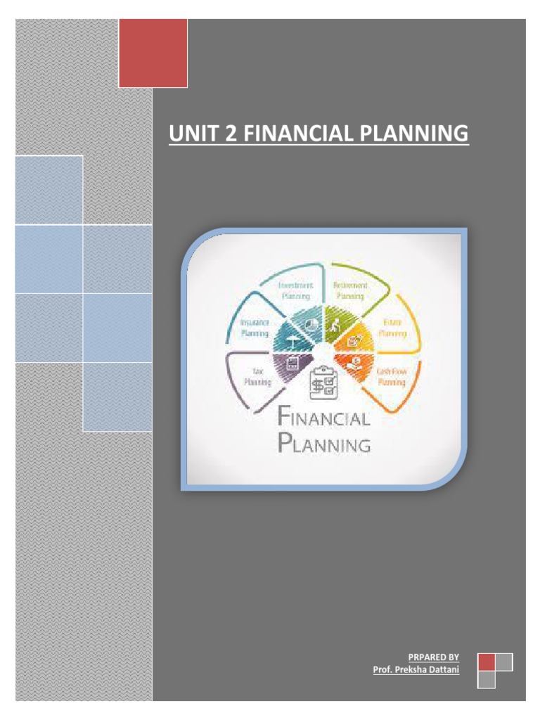 Unit 2 Financial Planning | PDF | Financial Capital | Equity (Finance)