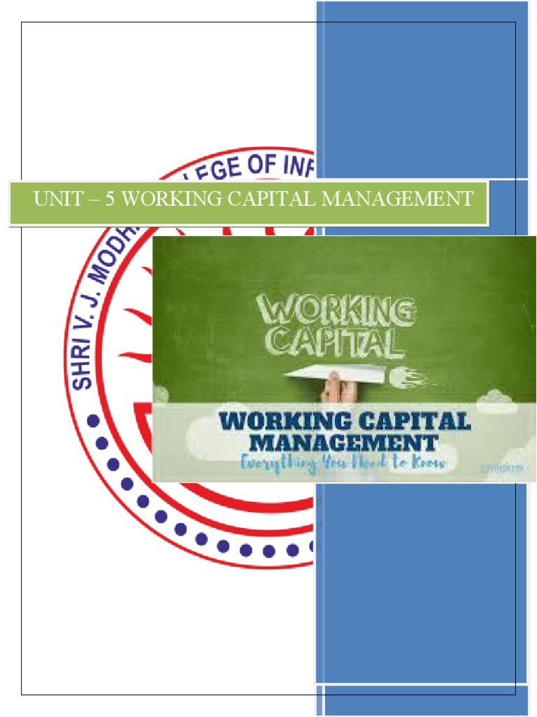 Unit 5 Working Capital Management | PDF | Working Capital | Finance & Money Management