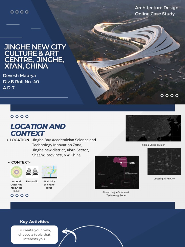 Jinghe New City Culture & Art Centre, Xi'an, Shaanxi Province, China 1 ...