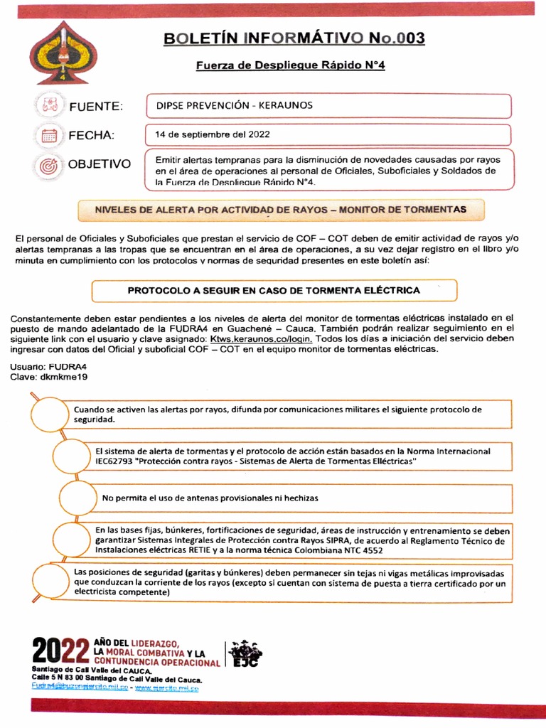 Boletín Rayos CEPSE | PDF | Relámpago | Tormentas