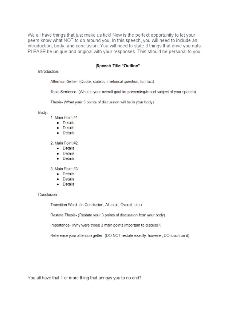 Top 3 Personal Pet Peeves Explained | PDF