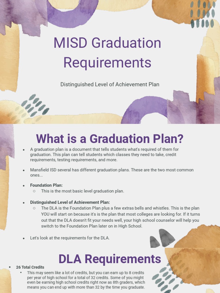MISD Graduation Requirements | PDF | Mathematics | Science