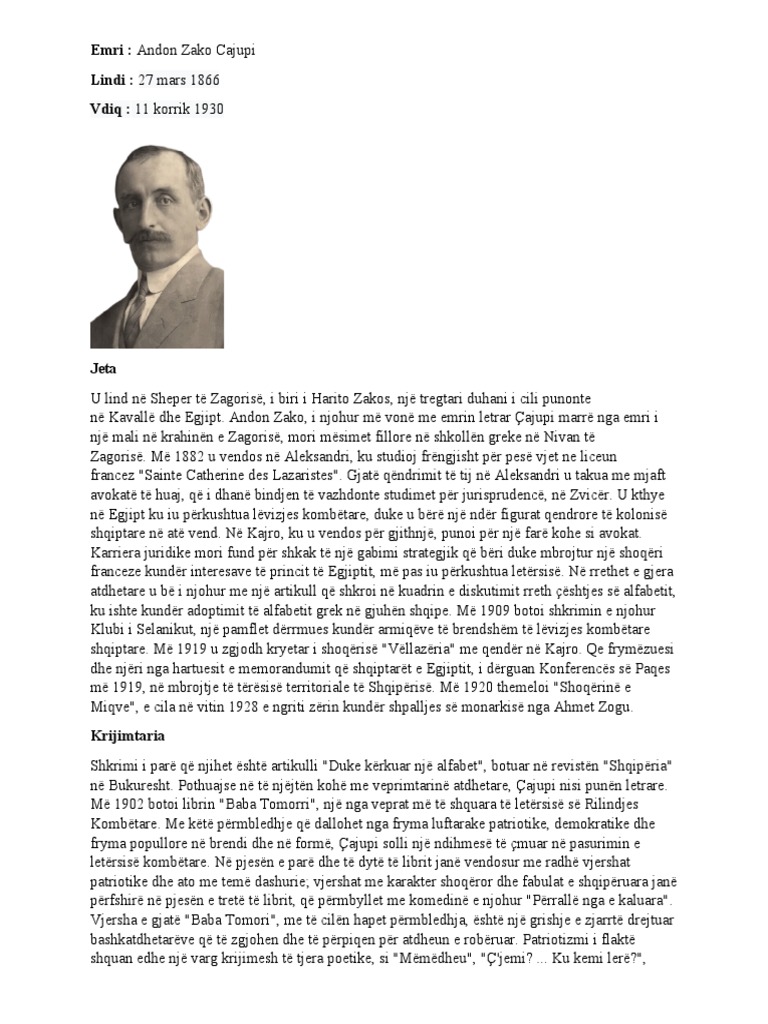 Poetet Shqiptare | PDF