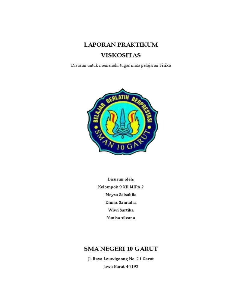 Viskositas: Laporan Praktikum Fisika | PDF