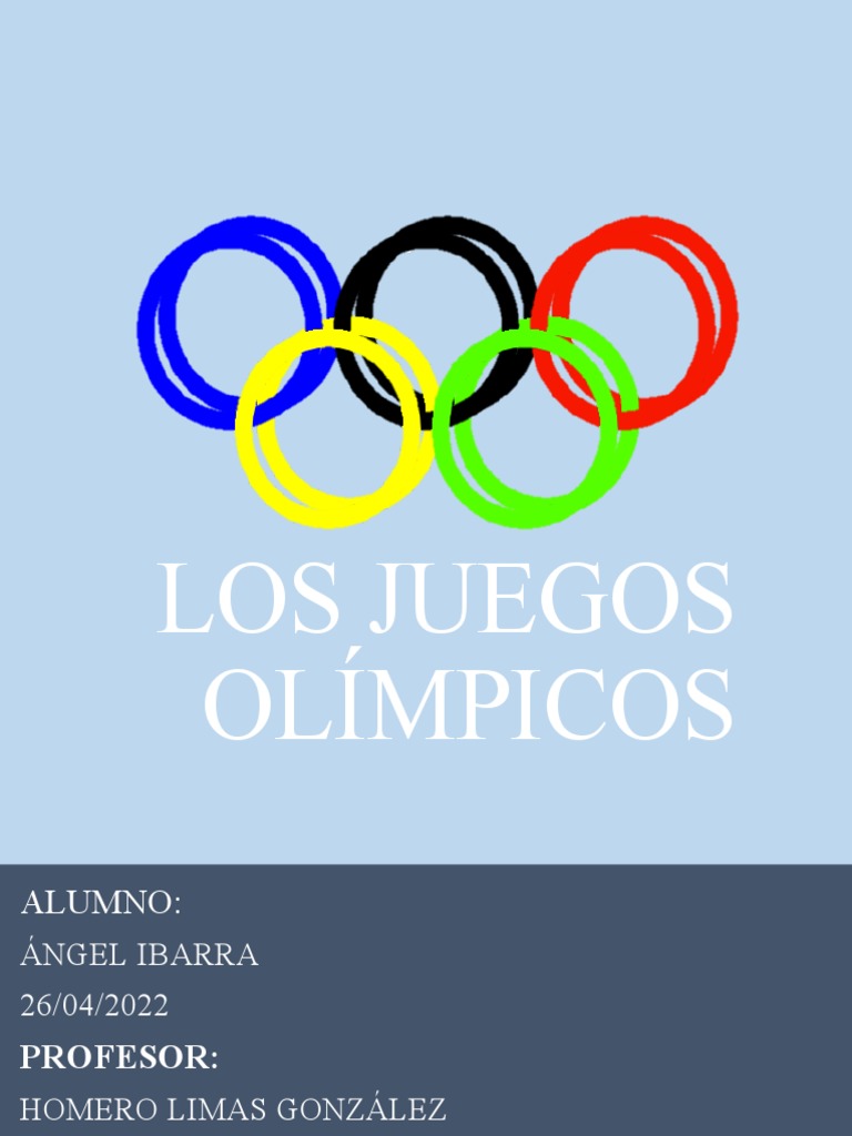 Historia y Significado de los Juegos Olímpicos | PDF | Juegos olímpicos ...