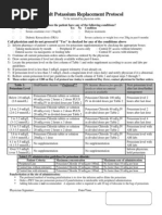 Electrolyte Repletion Guideline | PDF | Magnesium | Potassium