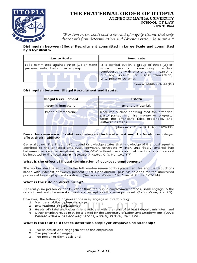 Master Copy Utopia LMT 2022 - Ut 0121 - Labor | PDF | Strike Action ...