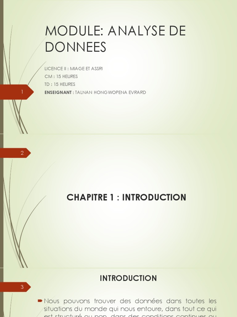Exemple d'analyse de données | PDF | Minage des données | Données