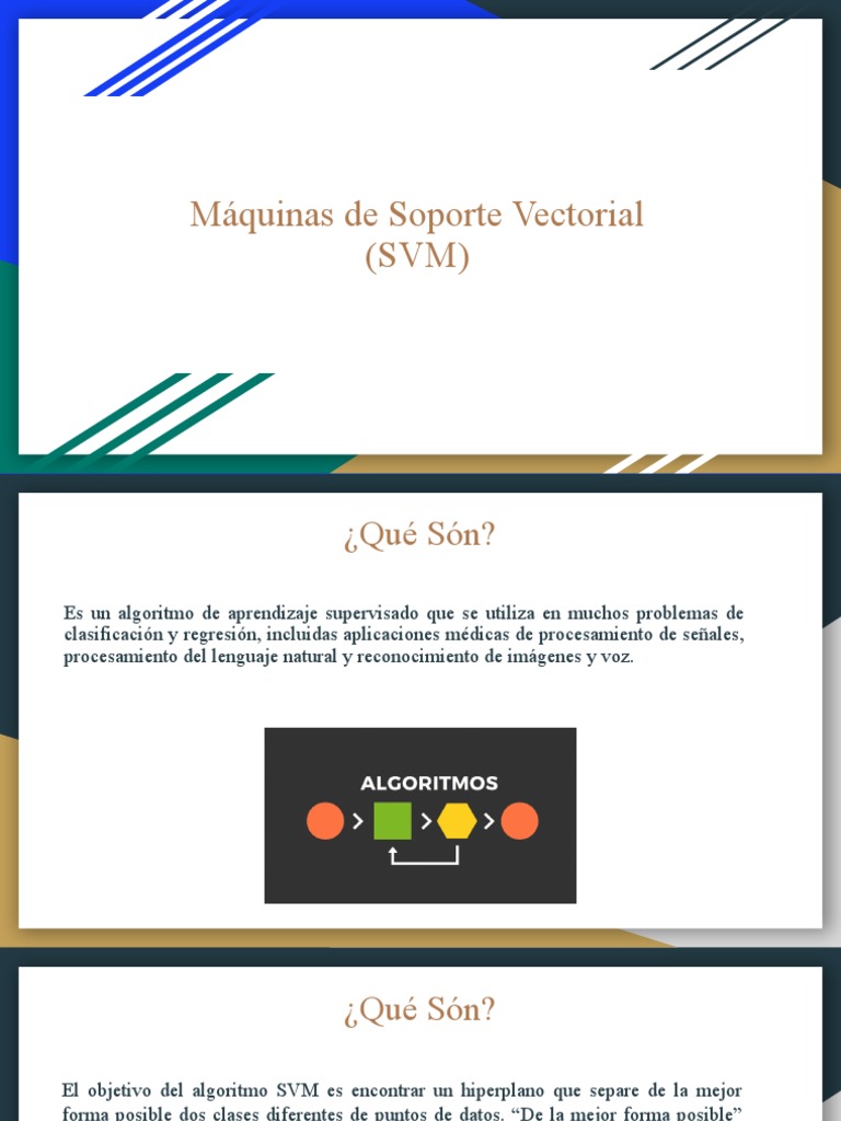 Máquinas de Soporte Vectorial (SVM) | PDF | Máquinas de vectores ...